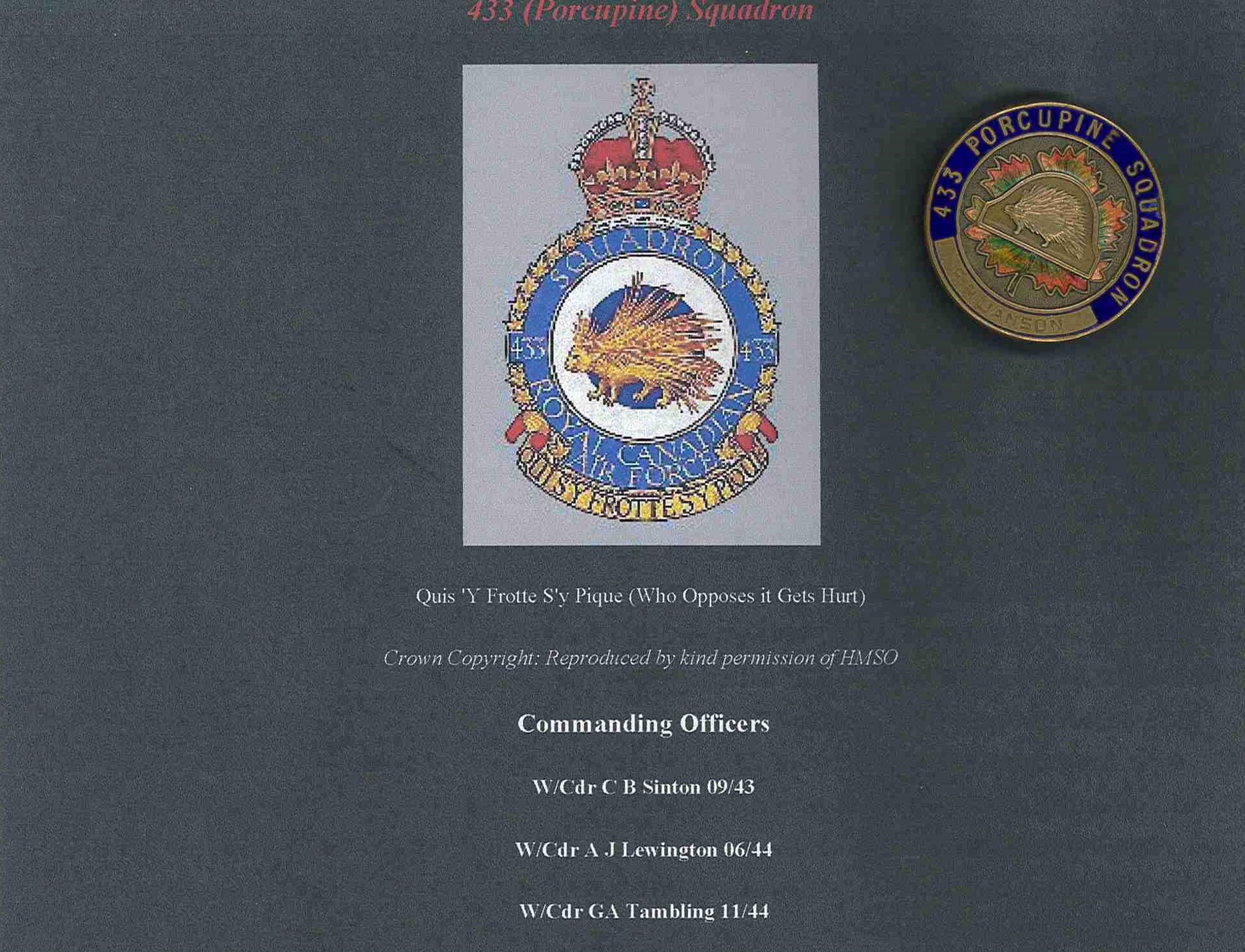 F/L Philip Janson DFC 433 Sqn RCAF – Royal Air Force Flight Engineer ...